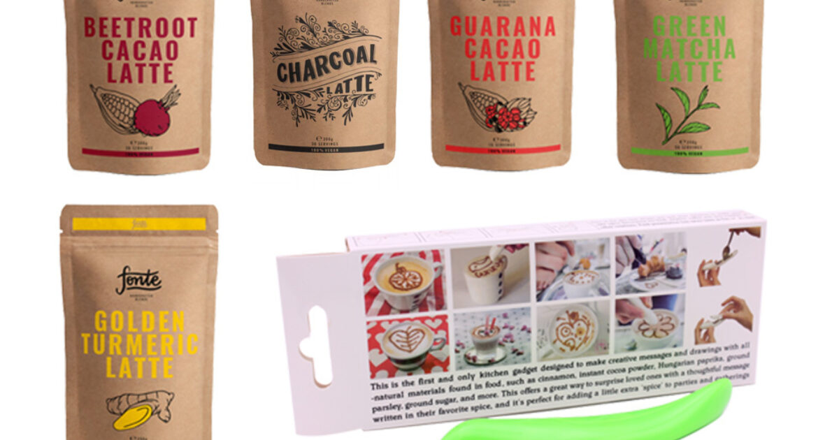 KIT FONTE LATTE ART SUPER FOOD POWDER + SPICE PEN - Buy online here ...