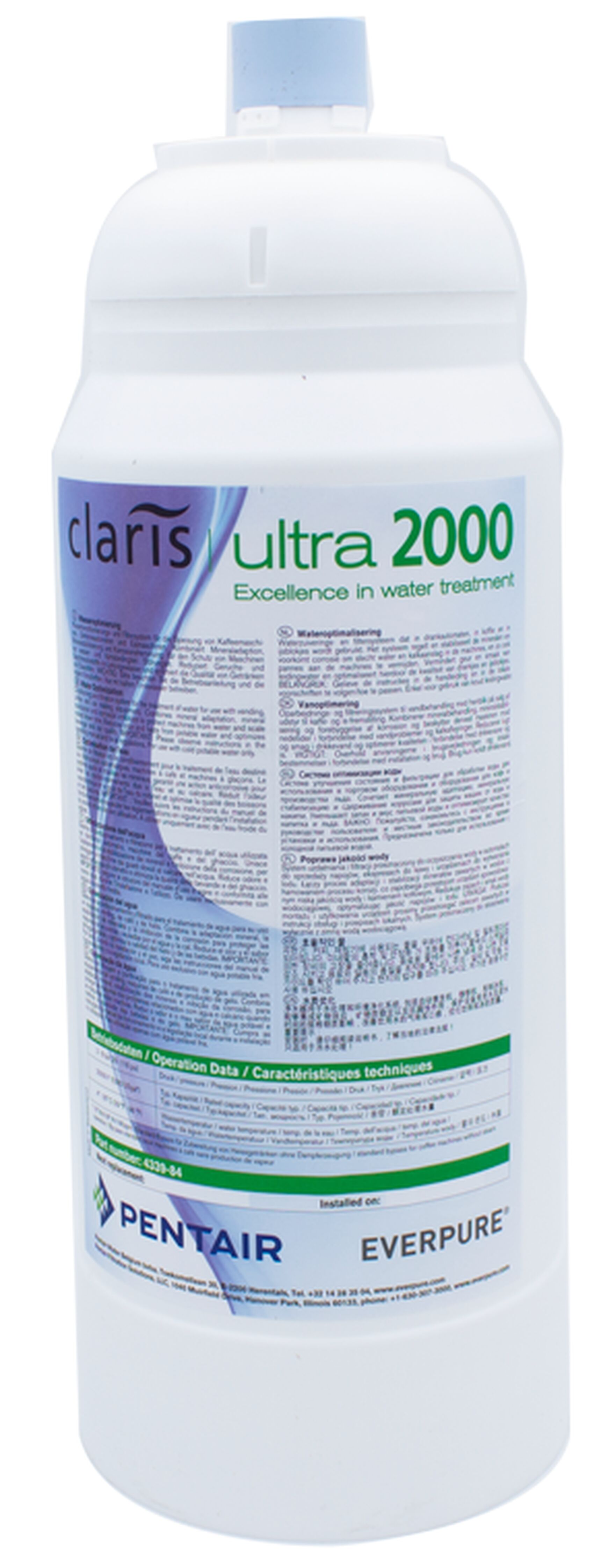 PENTAIR EVERPURE FILTRE CLARIS ULTRA 2000 CARTOUCHE | Home Barista