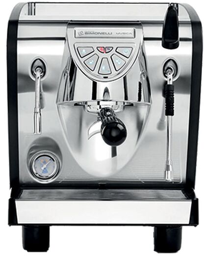 NUOVA SIMONELLI ESPRESSO MACHINE MUSICA BLACK + ROTATIVE PACK - Buy ...